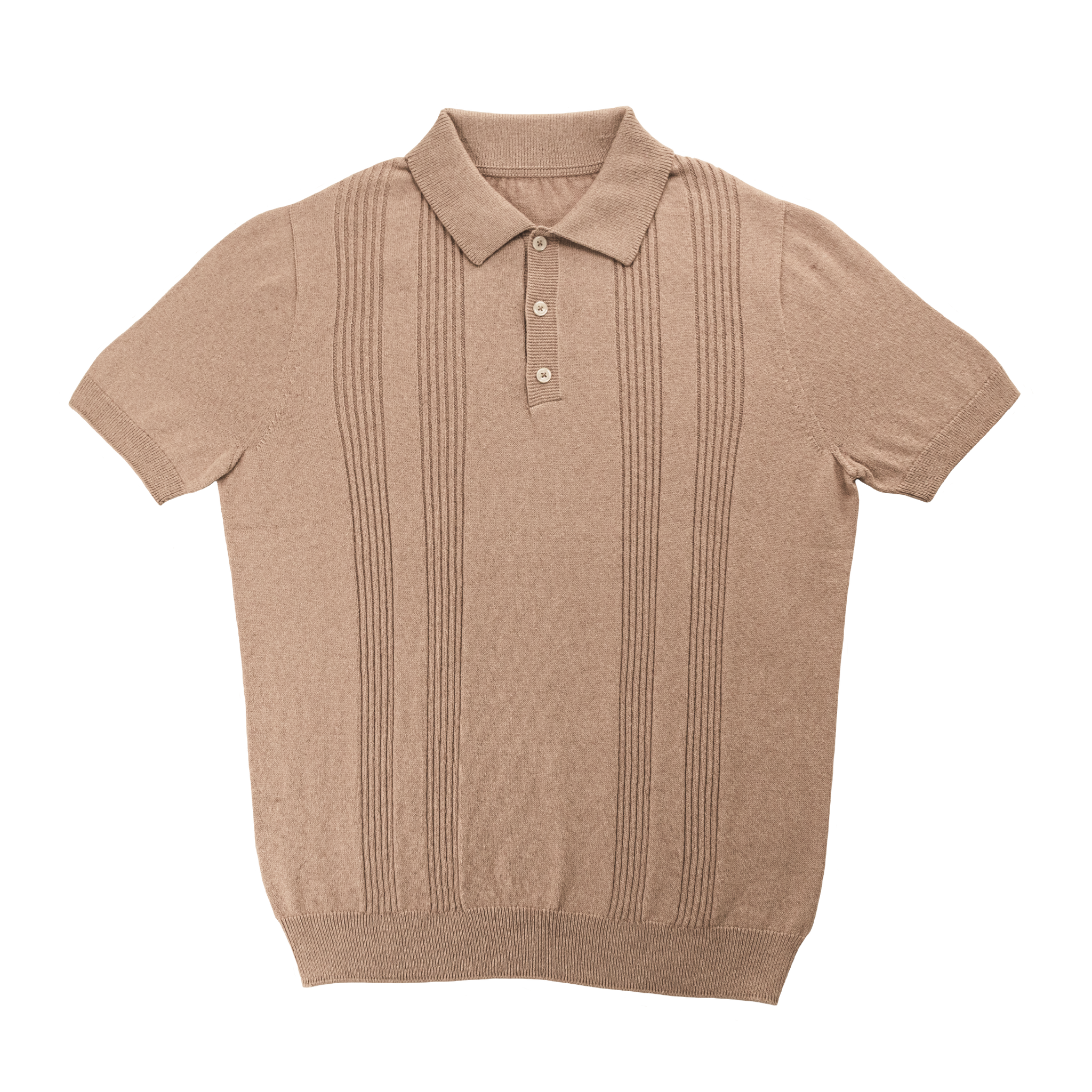 The Stuart Short-Sleeve Knit Polo | Cotton, Silk, Koomal Blend